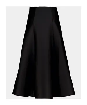 Roland Mouret Full Taffeta Midi Skirt