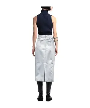 MAISON MARGIELA Pleated Satin Skirt