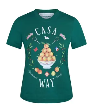 Casablanca Deepgreen Shortsleeve Tshirt - Blue
