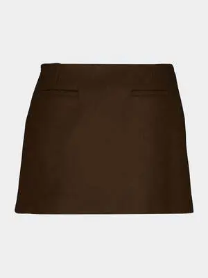 Casablanca Embroidered Patch Mini Skirt