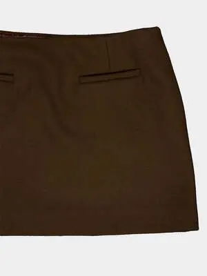 Casablanca Embroidered Patch Mini Skirt