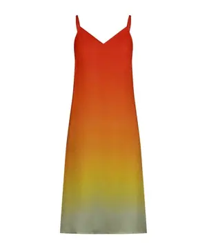 Casablanca Ombré Slip Midi Dress