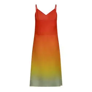 Casablanca Ombré Slip Midi Dress