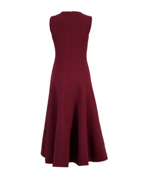 Roland Mouret Asymmetrical Twist Midi Dress