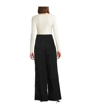 Max Mara Plain Colour Wide-leg Trousers