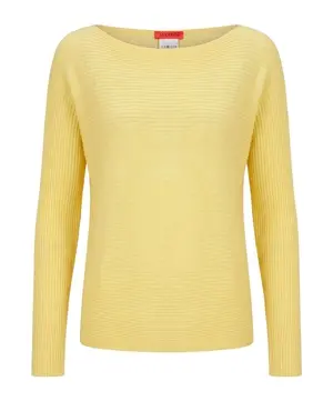 MAXCO. Solid-color Lightweight Knitwear - Yellow