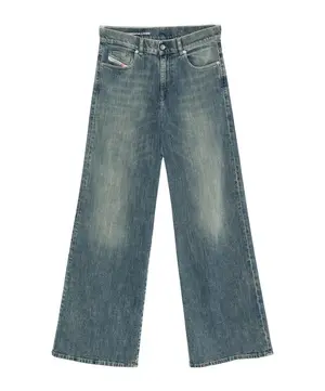 DIESEL® Faded Flared Jeans - Denim