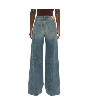 DIESEL® Faded Flared Jeans - Denim