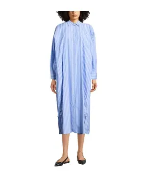 Max Mara Striped Shirt Dress