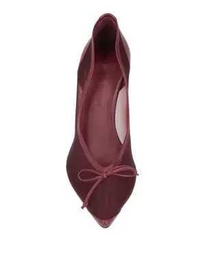 Jacquemus Pointed Toe Stilettos With Bow Detailing