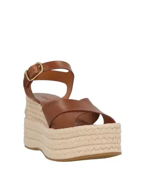 Chloé Espadrille Platform Wedge Sandals