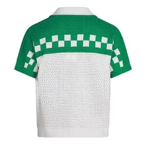 Casablanca Knit Shortsleeve Polo Shirt