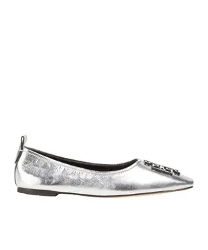 Tory Burch Metallic Leather Ballet Flats