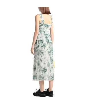 GANNI Sleeveless Floral Dress