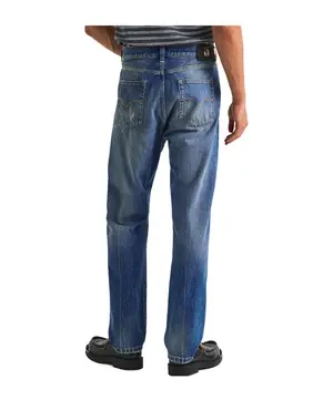 Versace Washed Distressed Denim Jeans