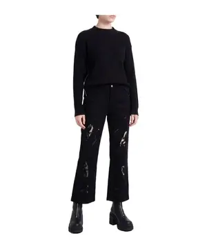 Burberry Plain Colour Casual Trousers