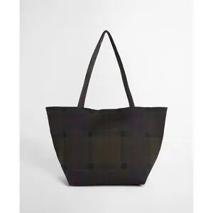 Barbour Plaid Large Tote Bag