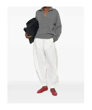 Barena Venezia V-neck Knit Sweater With Drop Shoulder