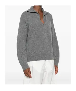 Barena Venezia V-neck Knit Sweater With Drop Shoulder