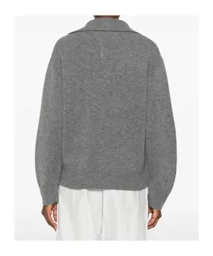 Barena Venezia V-neck Knit Sweater With Drop Shoulder