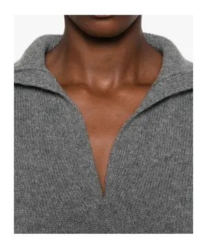 Barena Venezia V-neck Knit Sweater With Drop Shoulder