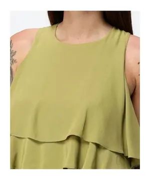 AMI Paris Ruffled Maxi Dress