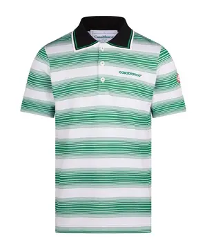 Casablanca Casual Shortsleeve Polo Shirt - No