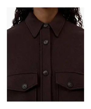 Closed Wool-blend Shirt-style Casual Jacket