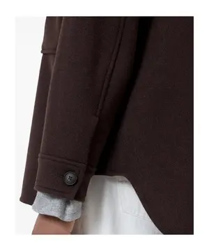 Closed Wool-blend Shirt-style Casual Jacket