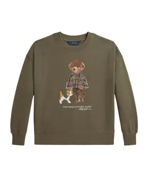 Polo Ralph Lauren Long Sleeve Crewneck Sweatshirt - Brown