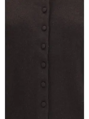 LISA YANG High-neck Knitted Cardigan