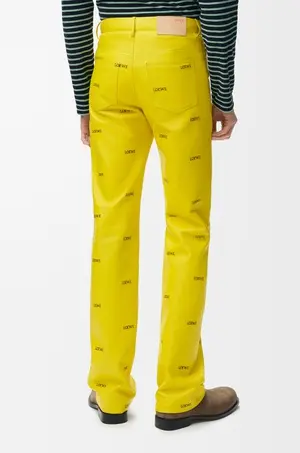 Loewe Trousers In Nappa Lambskin