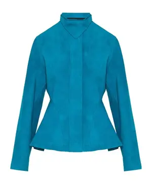 Alaïa Long-sleeve Leather Jacket