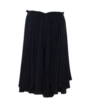 AMI Paris Pleated Asymmetric Skirt