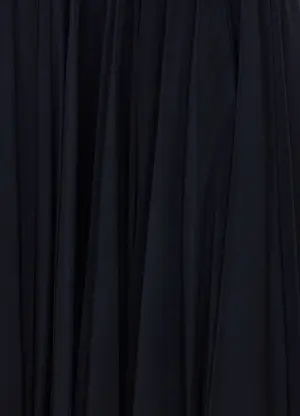 AMI Paris Pleated Asymmetric Skirt