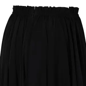 AMI Paris Pleated Asymmetric Skirt
