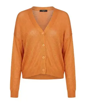 Max Mara Minimalist Solid-color Knit Sweater - Orange