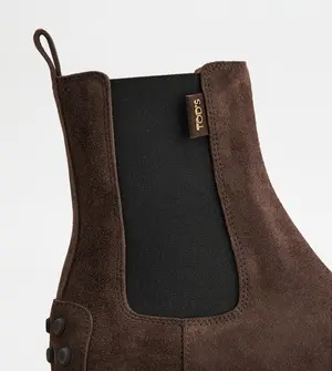 TOD'S Suede Chelsea Boots
