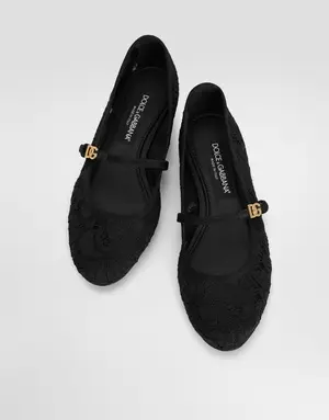 Dolce & Gabbana Lace Ballet Flats