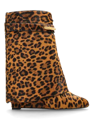 Givenchy Wedge Heel Ankle Boots "shark