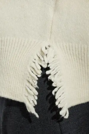 RÓHE Wool Turtleneck With Fringes