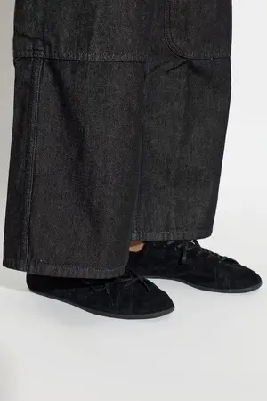 Y3 Suede Low Top Sneakers - Black