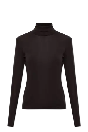 GESTUZ Gzninia' Wool Turtleneck - Brown