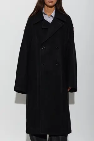 LEMAIRE Double-breasted Wool Alpaca Coat