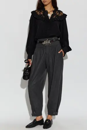 Chloé Loose-fit Wool Trousers