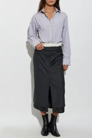 RÓHE Striped Cotton Shirt With Pocket