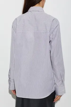 RÓHE Striped Cotton Shirt With Pocket