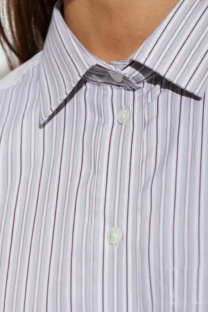 RÓHE Striped Cotton Shirt With Pocket