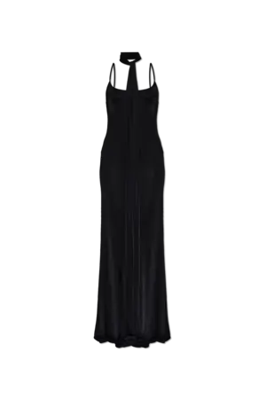 Dsquared2 Long Dress With An Asymmetrical Cut