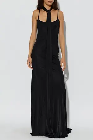 Dsquared2 Long Dress With An Asymmetrical Cut